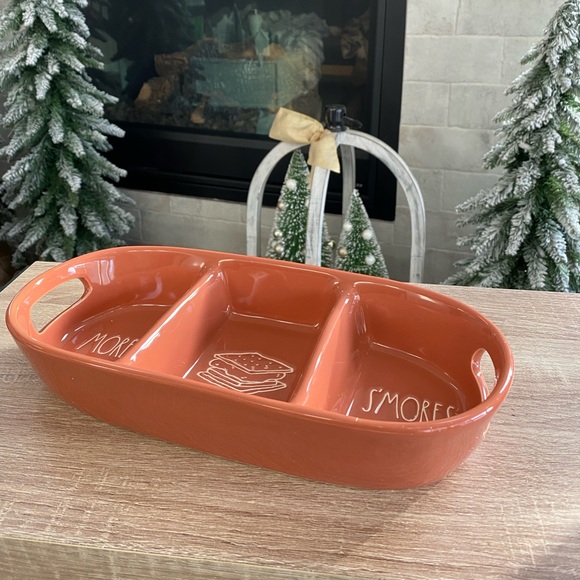 Rae Dunn | Dining | Nwt Rae Dunn Smores 3 Compartment Serving Dish In ...